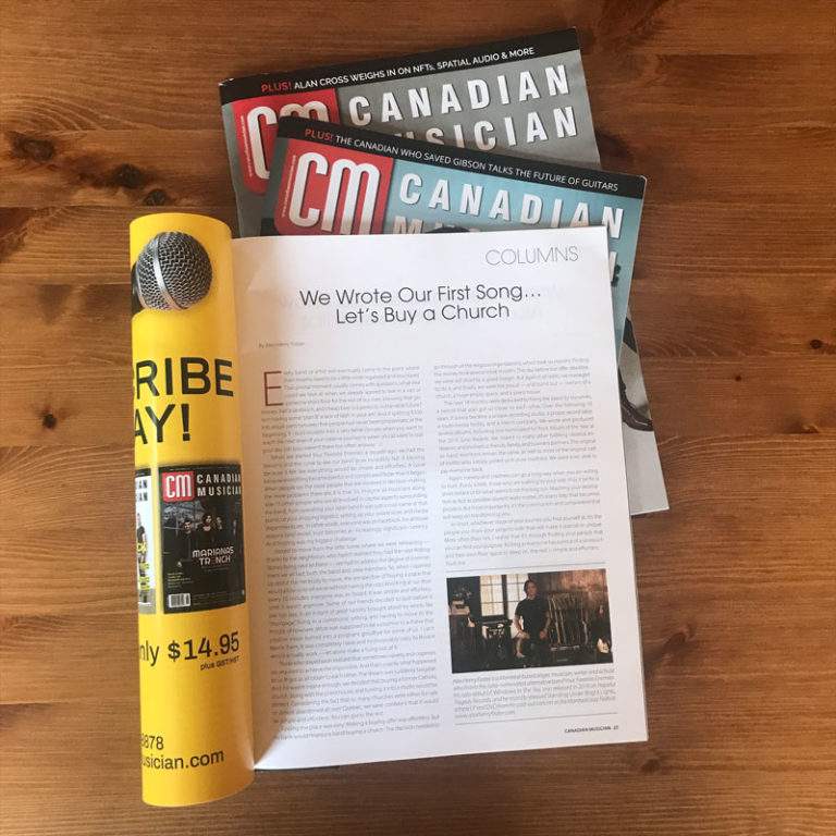 New column in Canadian Musician | Alex Henry Foster & The Long Shadows